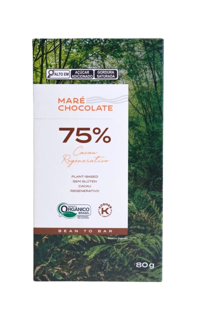 CHOCOLATE 75% VARIETAL PARA 80G MARE